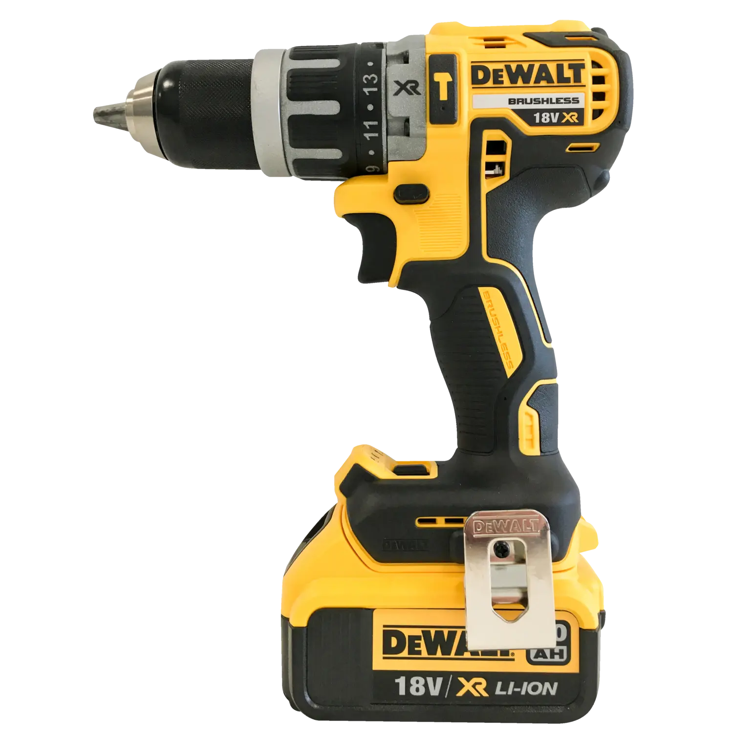 DeWALT DCD796M2 18V XR slagbore/skruemaskine 2 x 4.0 Ah batterier og lader