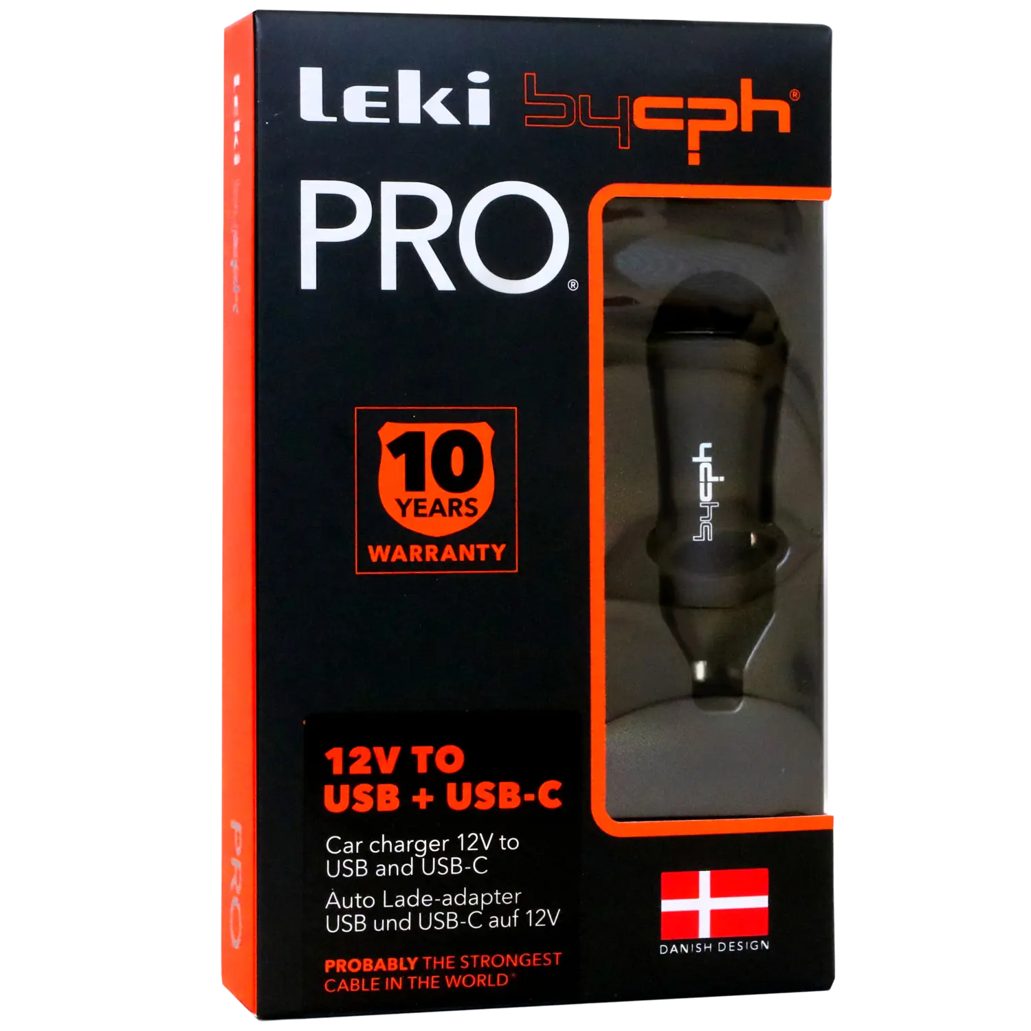 Bycph PRO Adapter - 12V Billader til USB/USB-C