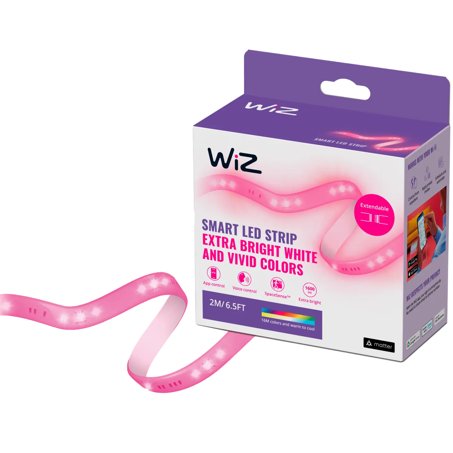 WiZ Smart LED bånd basisenhed 2 m