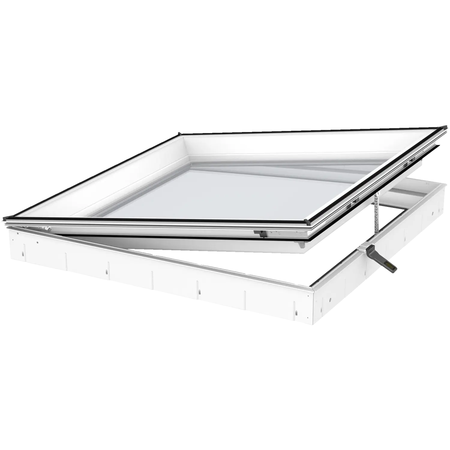 Velux CVU 0225QA eldrevet karm fladt tag, 3-lagsrude polyurethan