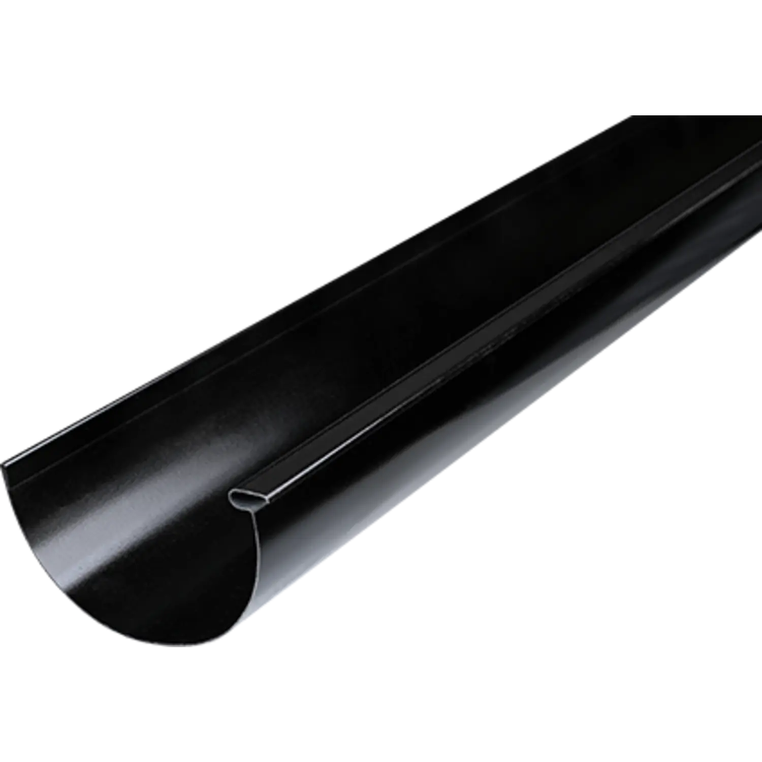Plastmo tagrende 3 m stål sort