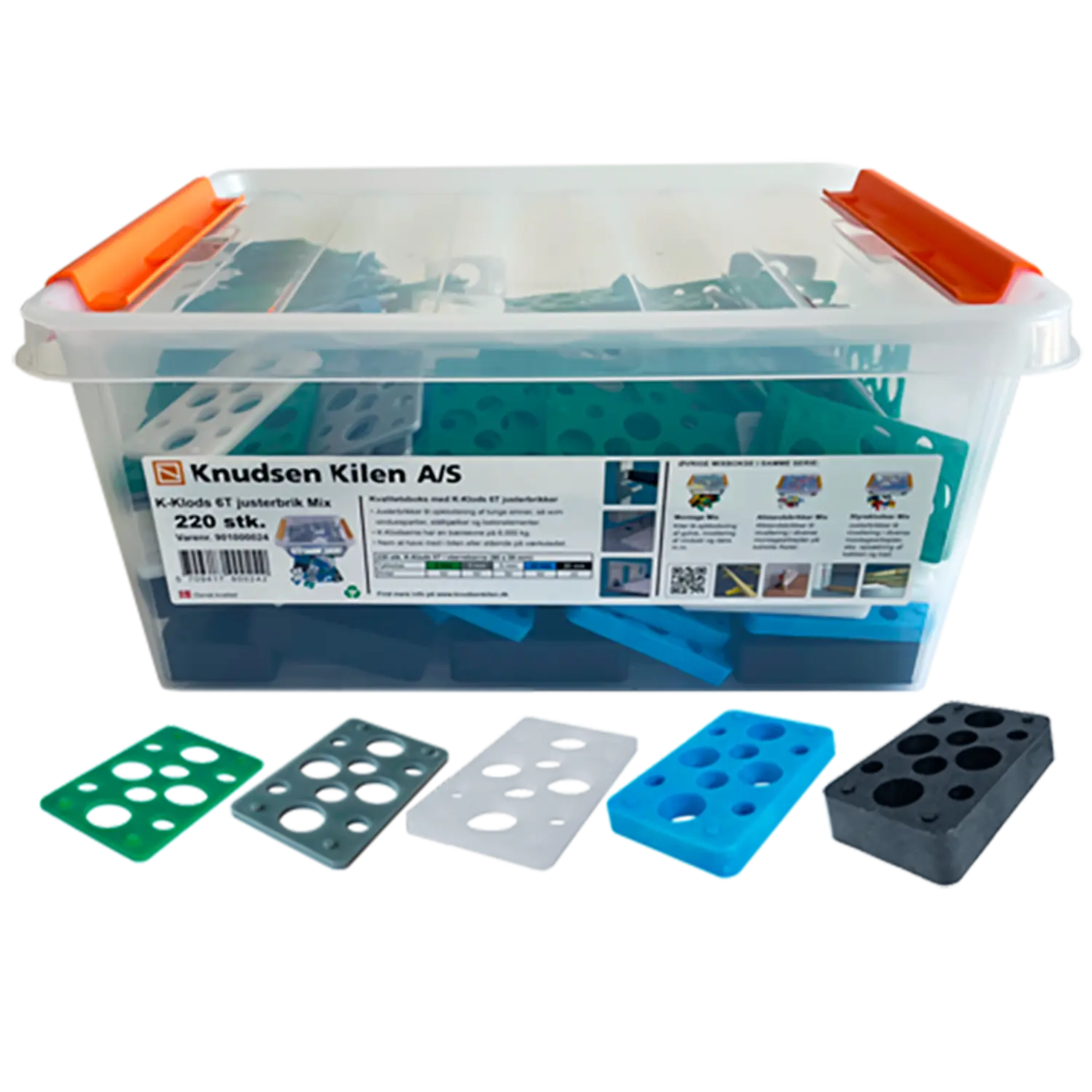 Knudsen Kilen K-klods mix 220 stk