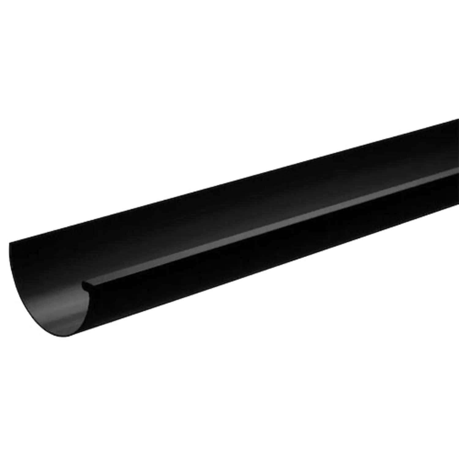 Plastmo tagrende 3 m sort