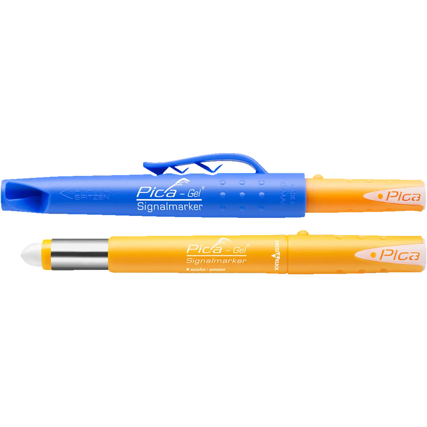 Pica Gel signalmarker permanent hvid