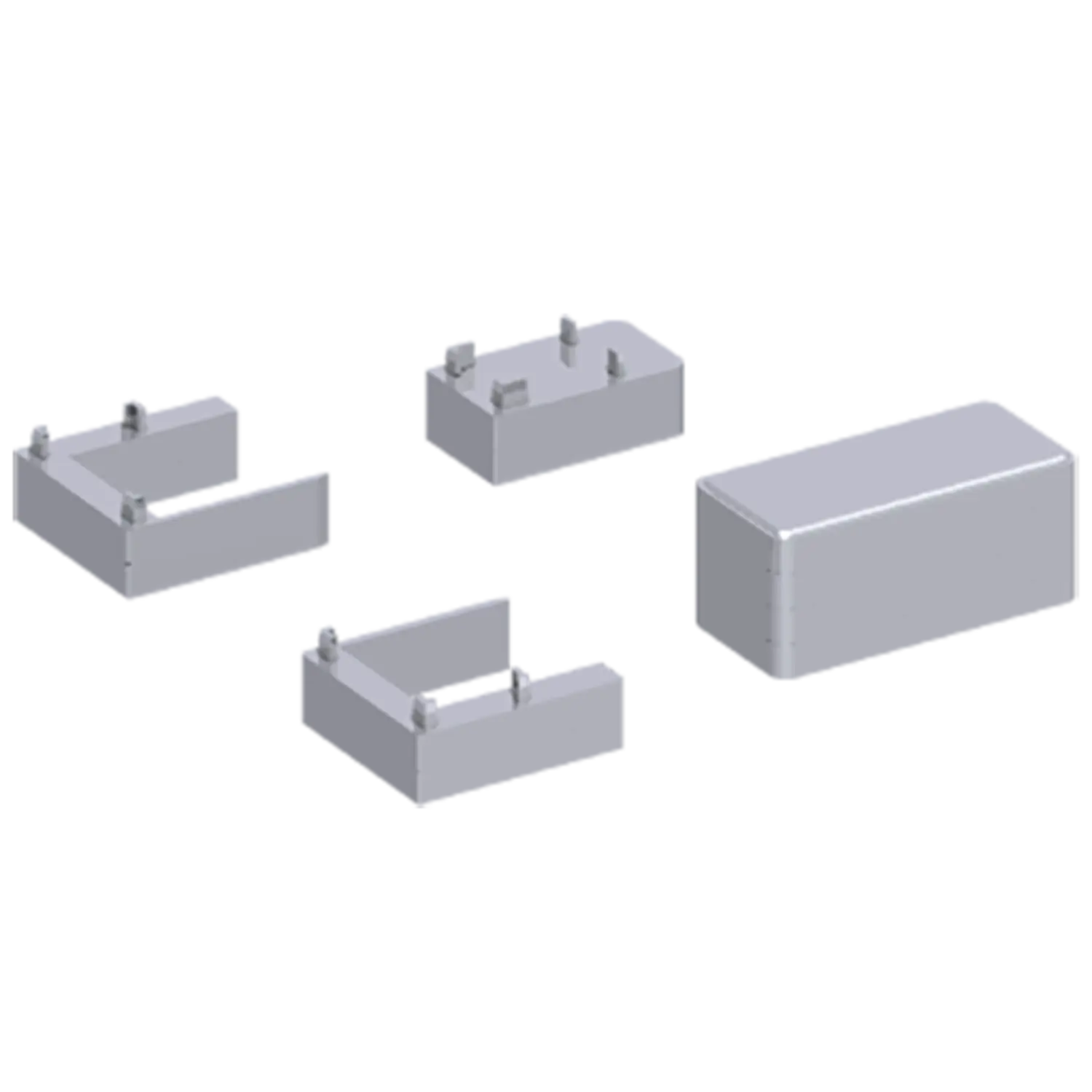 Scanbad Match afstandsstykker 2x6 mm dør/fast væg krom