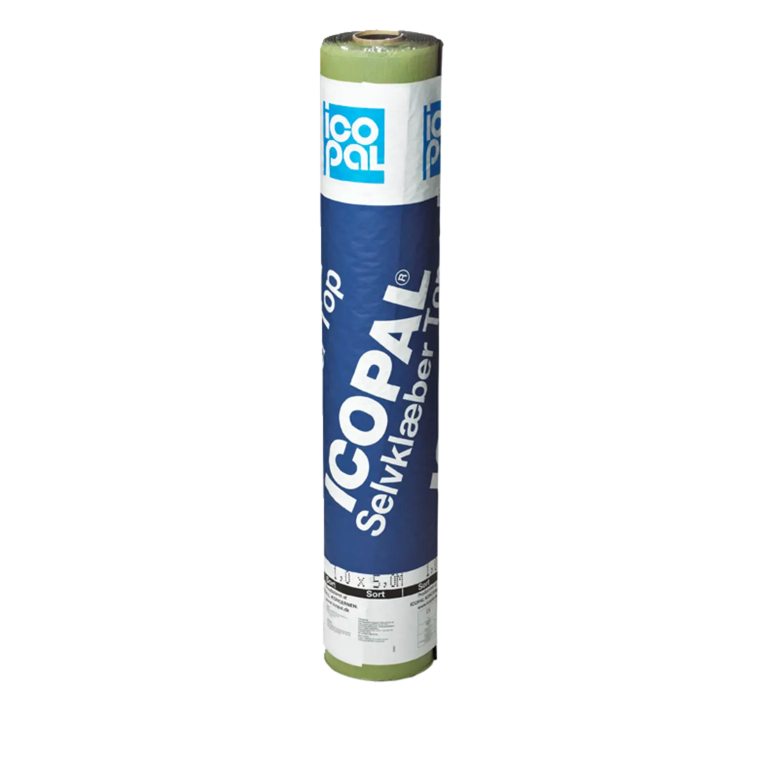 Icopal TOP selvklæber tagpap sort i rll. á 0,33x5 m