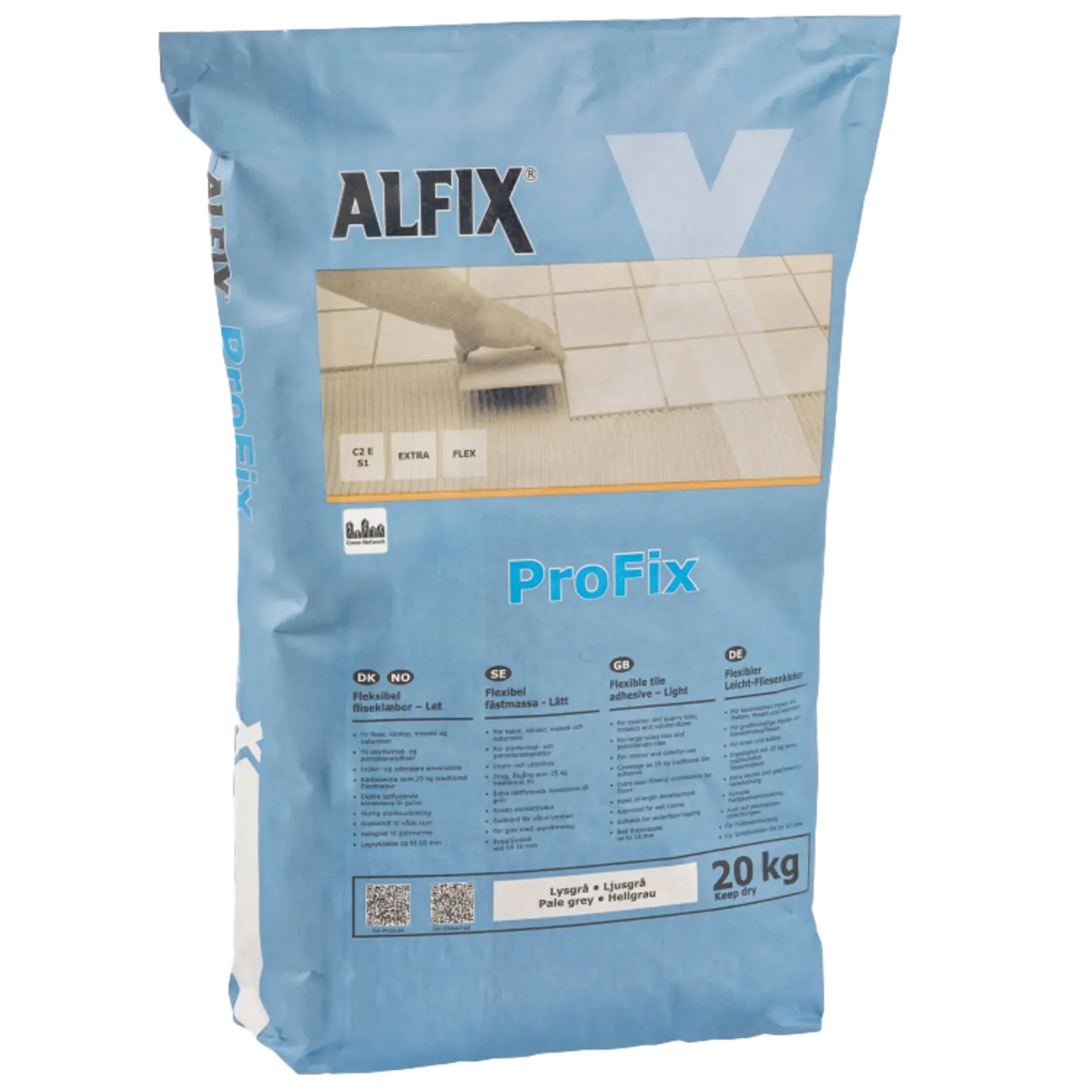 Alfix ProFix lysegrå 20 kg