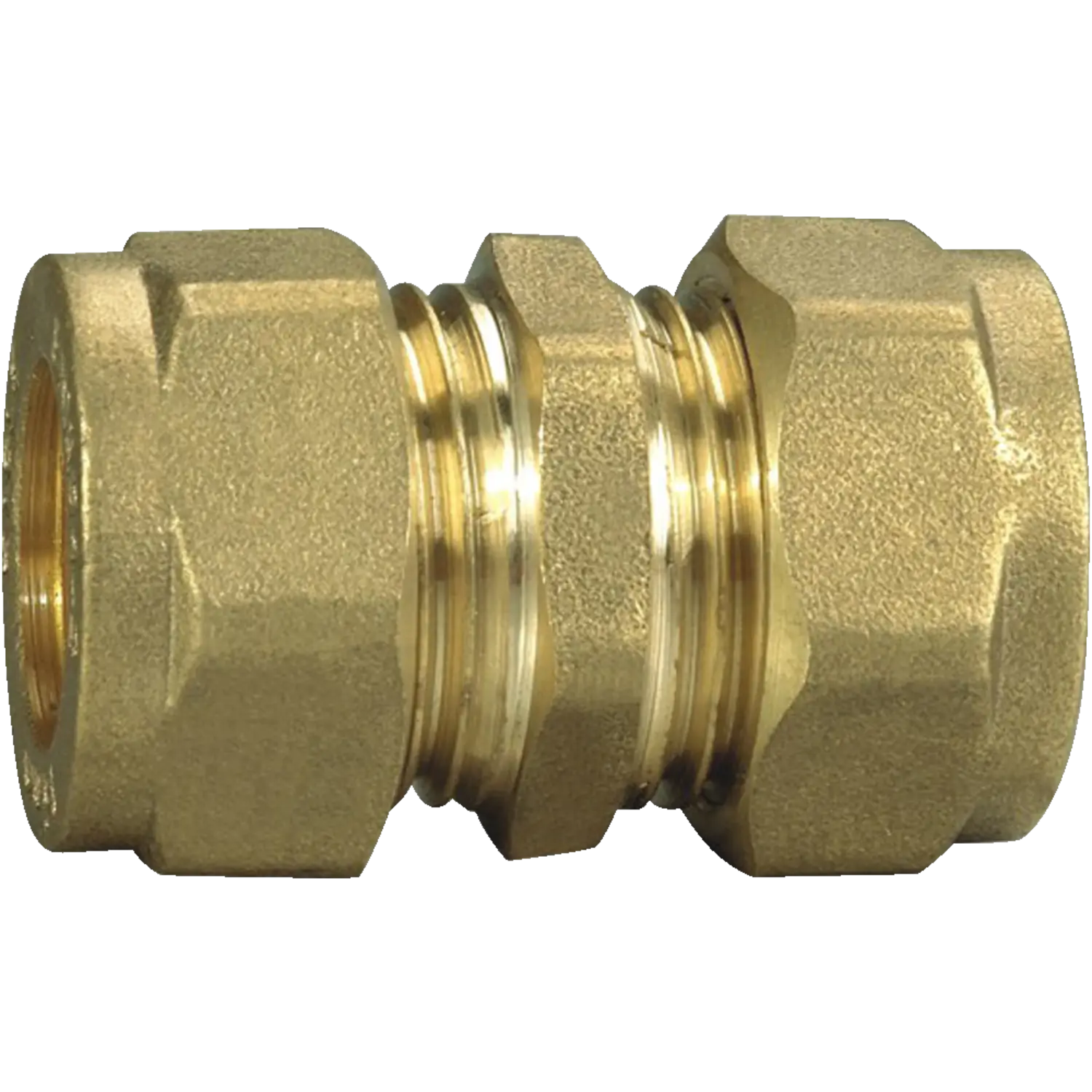 Kobling klemring 15x15 mm messing