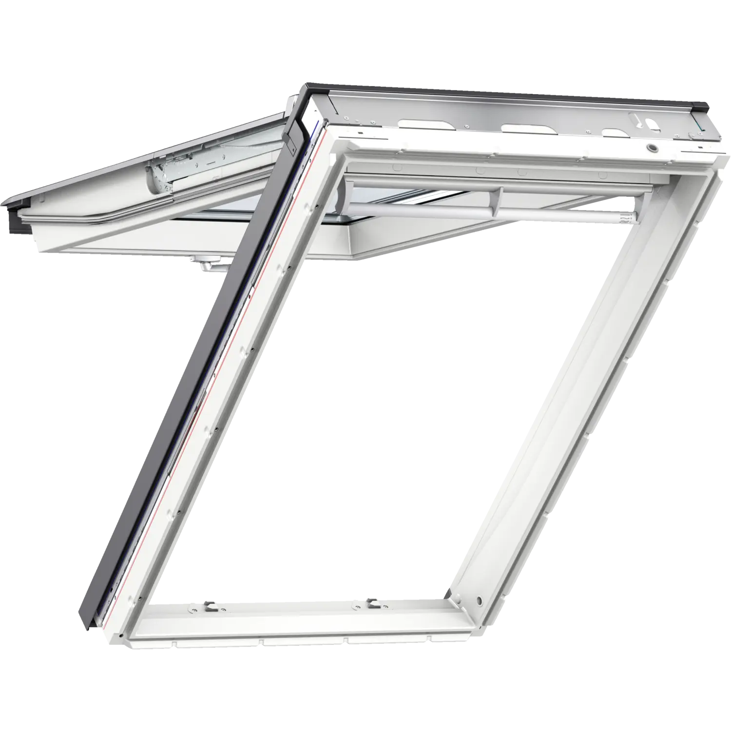 Velux GPU 0070 tophængt vindue, hvid polyurethan 78x98 cm