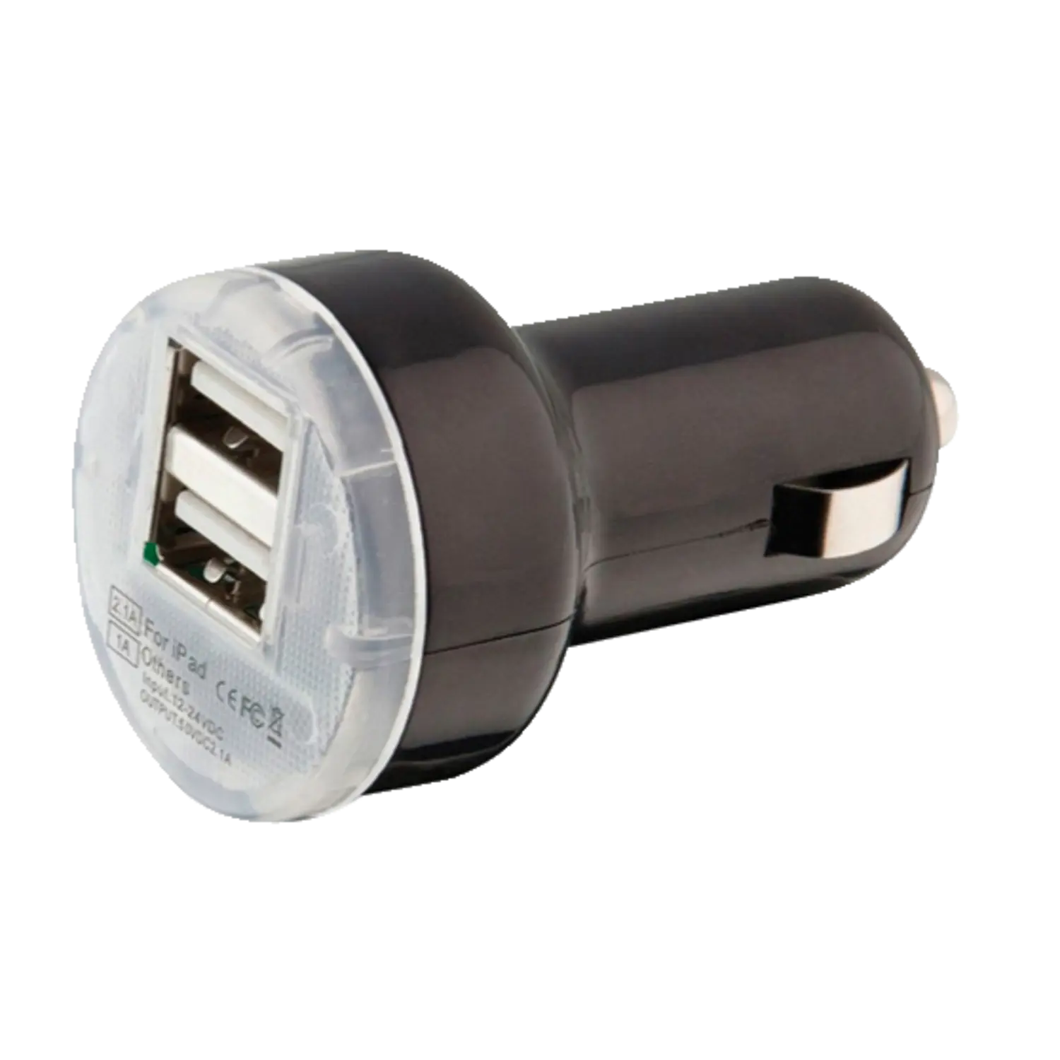 Bycph Adapter - 12V Dual Billader til 2 x USB