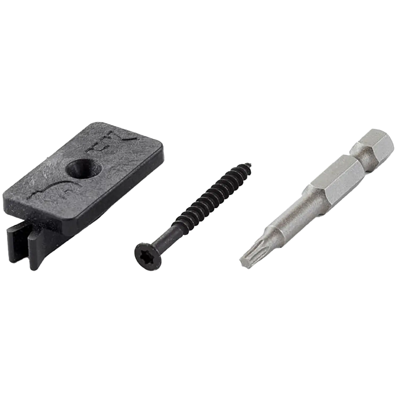 Nordic T-clips og skrue 100 stk til Wimex terrassebrædder