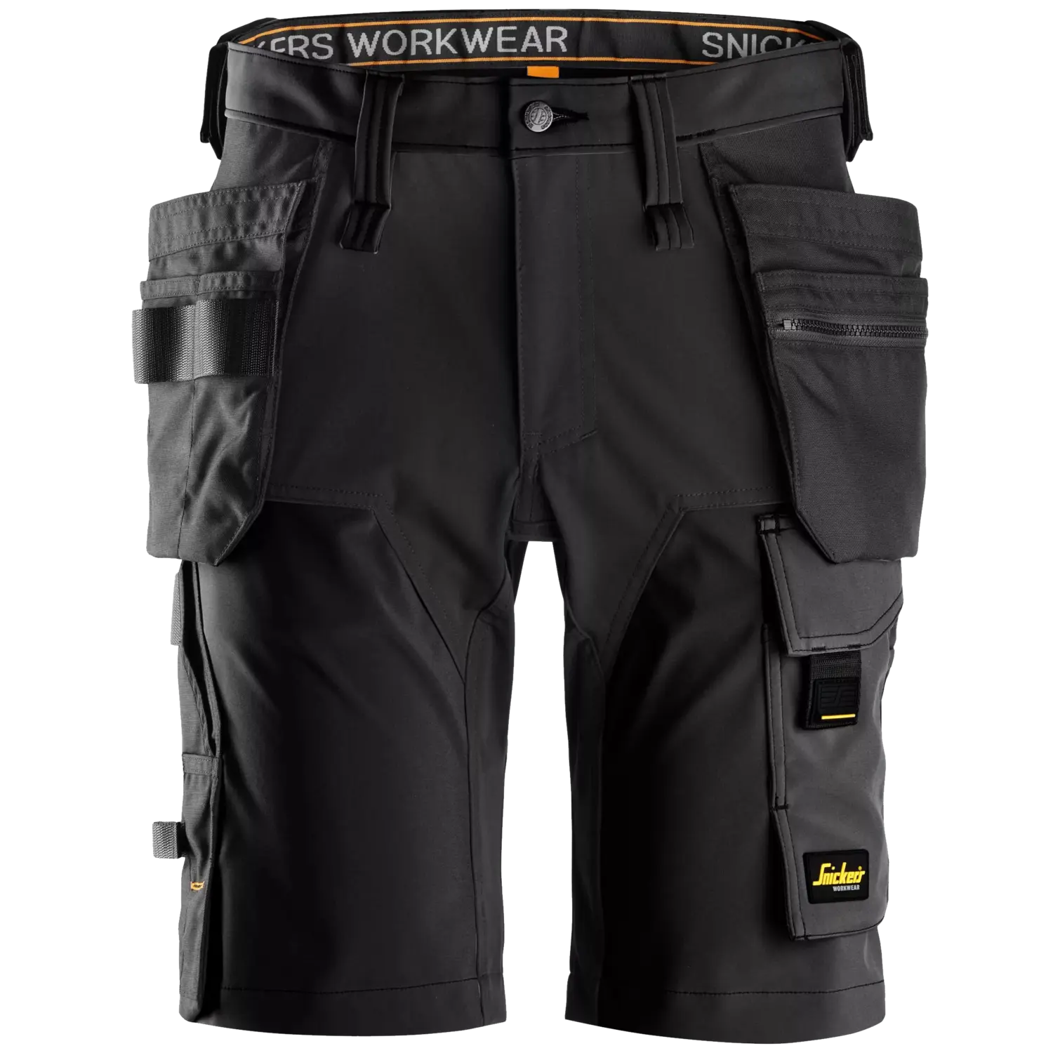 Snickers 6175 Allroundwork shorts 4-vejs stretch m/hylsterlommer sort