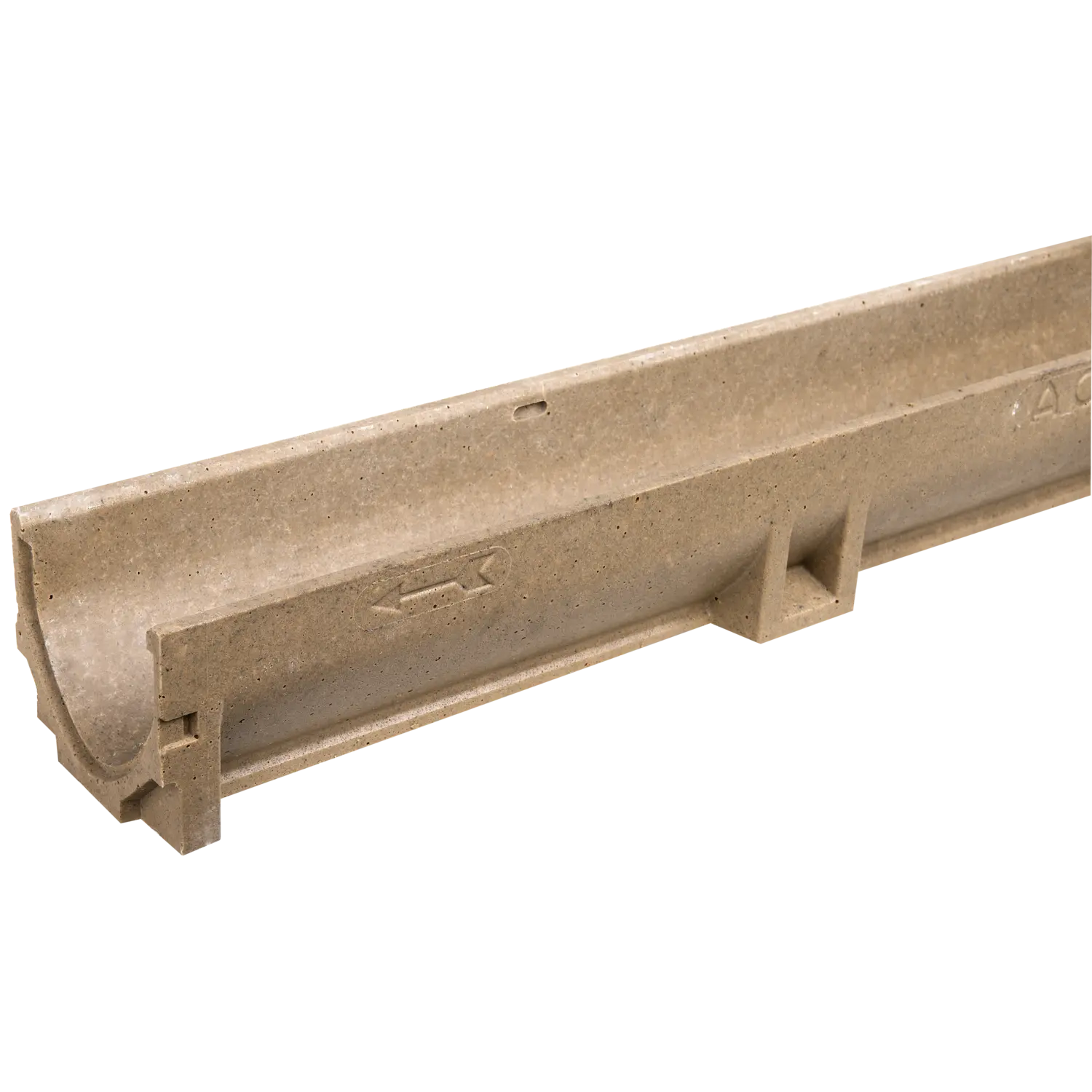 Plastmo letvægtsdræn rende u/rist polymerbeton 1000 mm