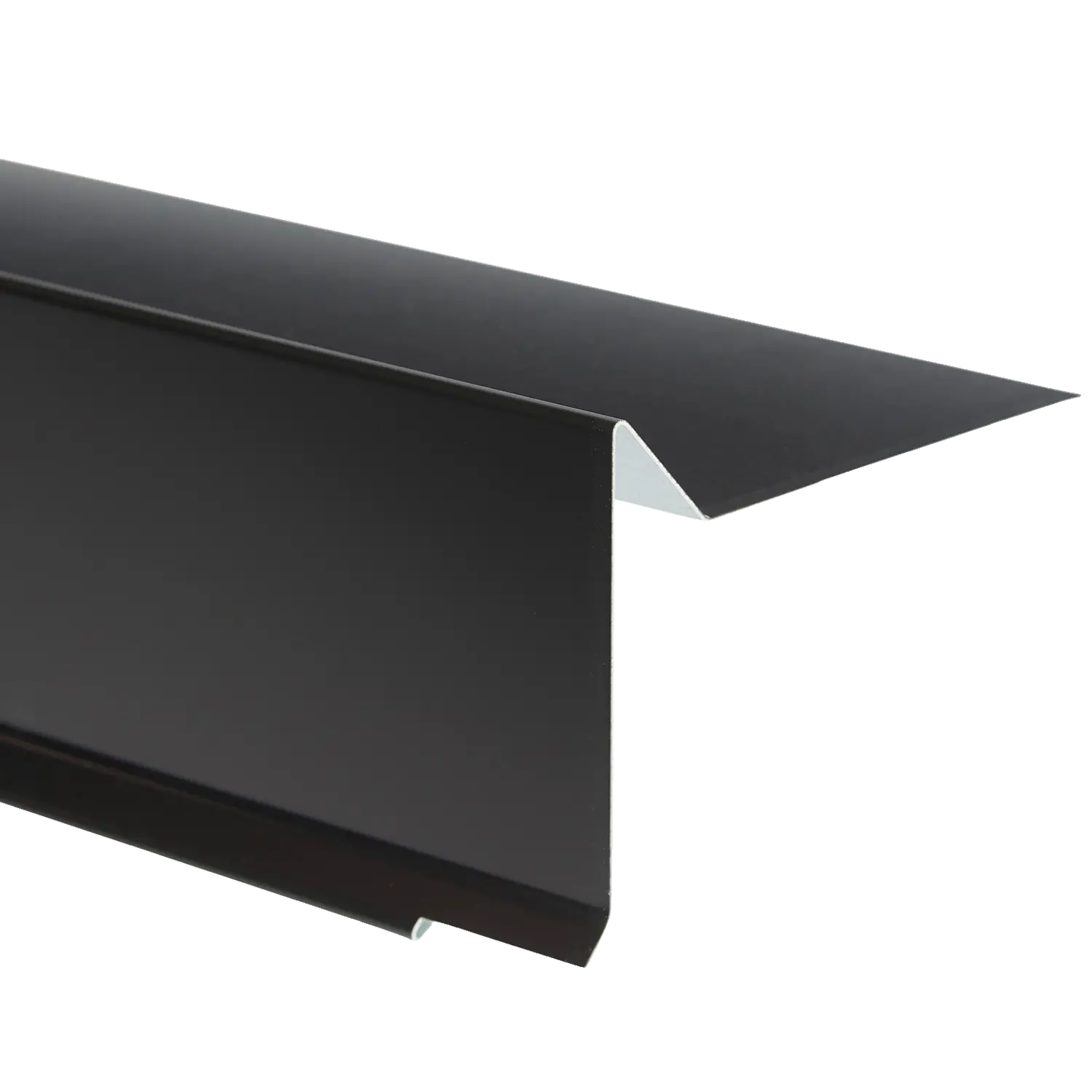 Bygtjek vindskede 80x70x1000 mm sort alu