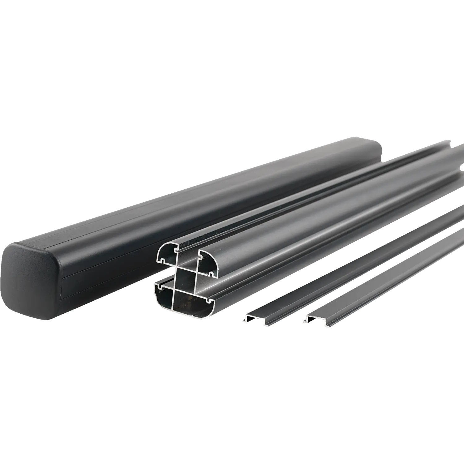 Kirkedal Alu design stolpe K100 80x80x2700 mm sort