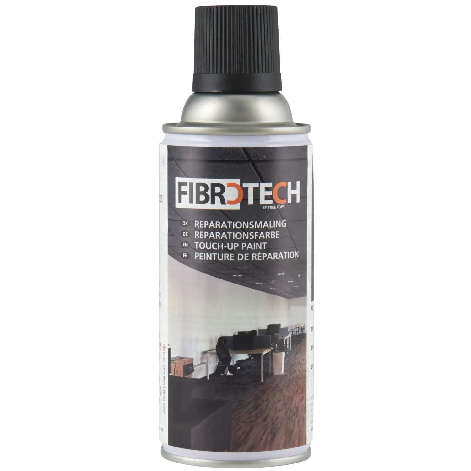 Fibrotech reparationsmaling til træbeton sort