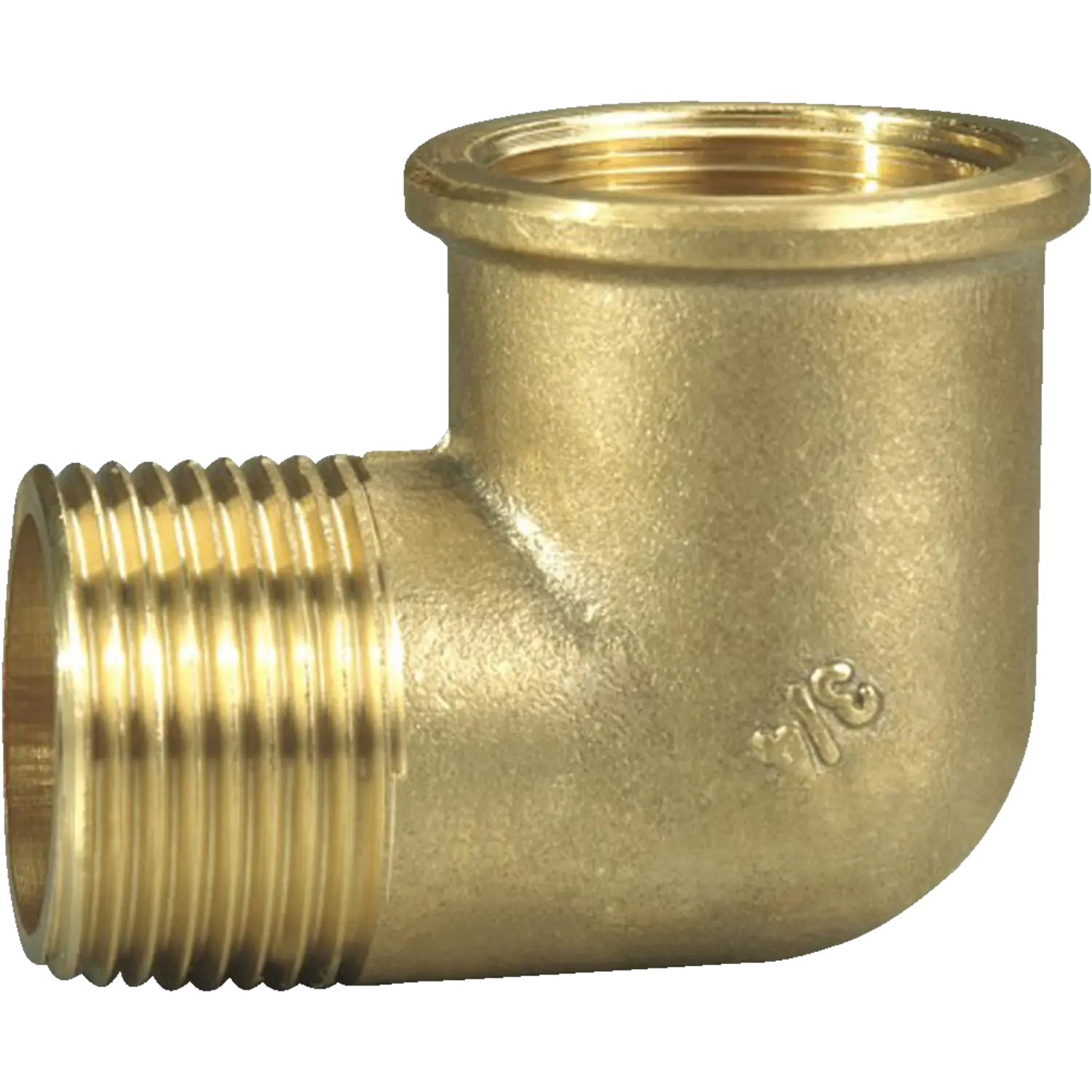 Vinkel 1/2"x1/2" messing