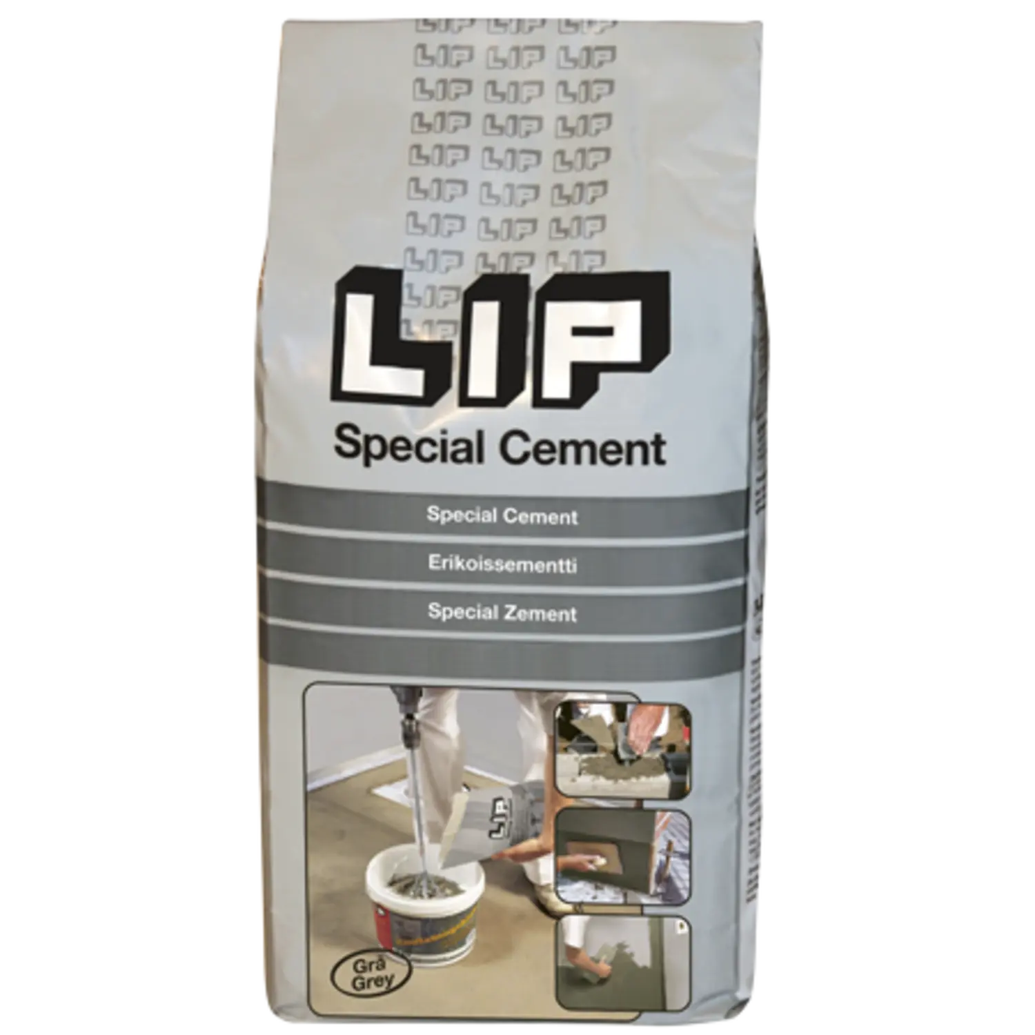 Lip special cement grå, 5 kg
