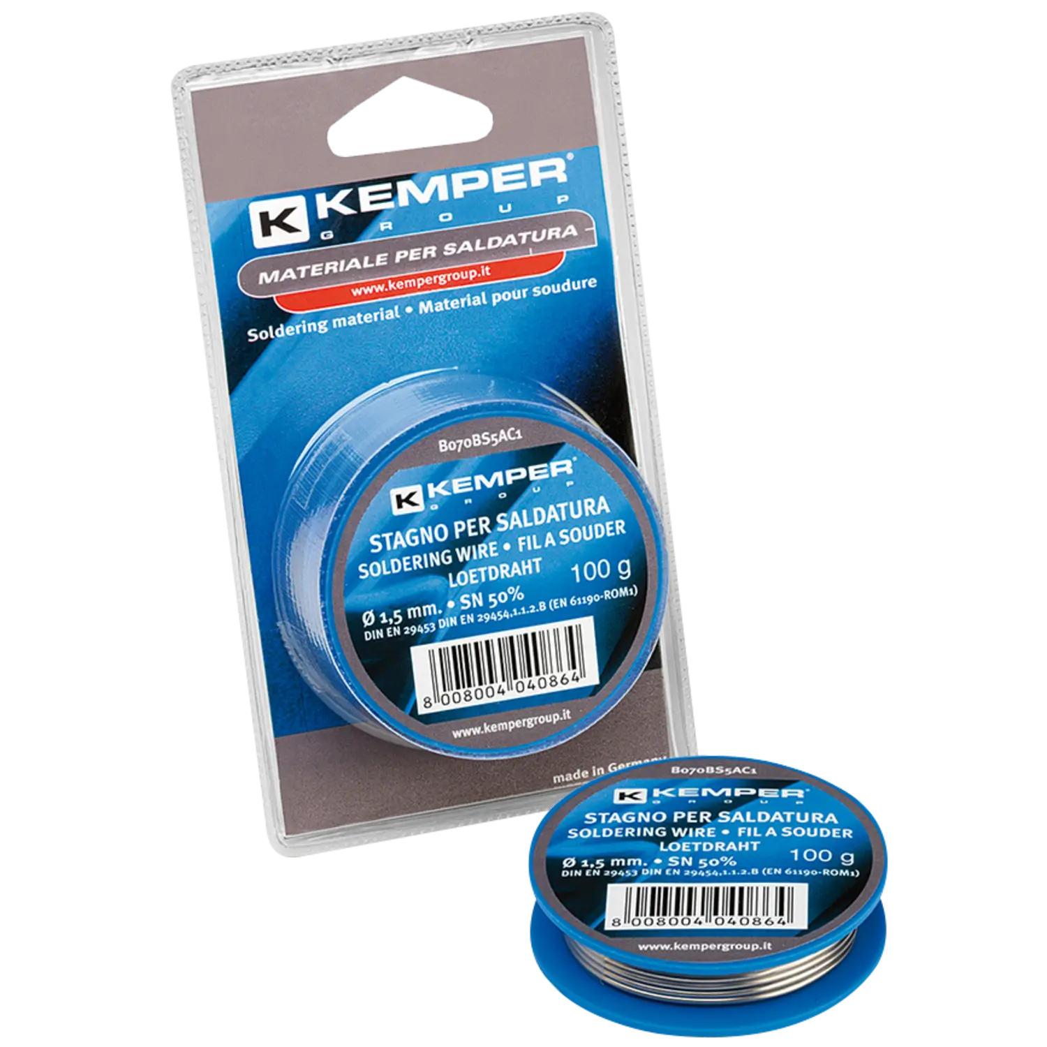 Loddetin 1,5mm. 100G 50% fra Kemper